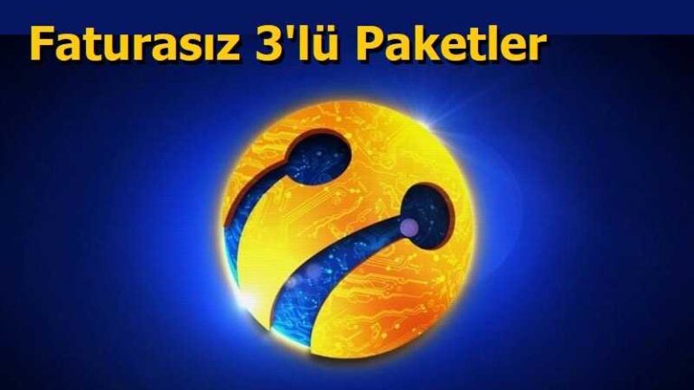 Turkcell Faturasız 3lü Paketler 2022 - Turkcell Faturasız Paketler [Güncel]