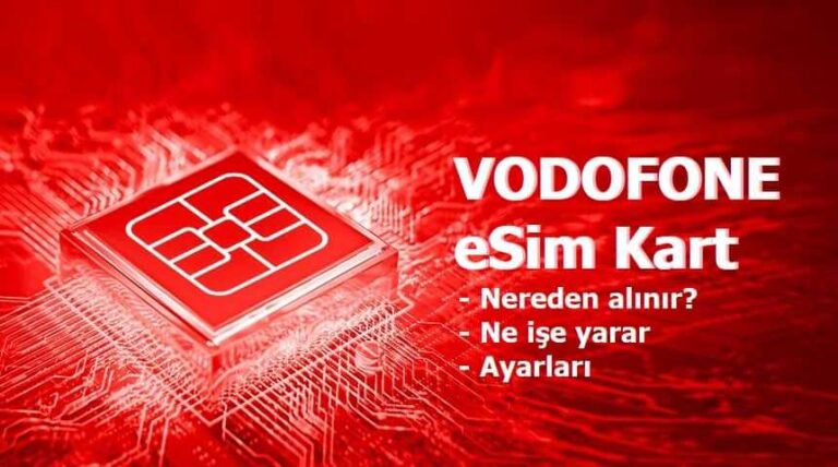 Vodafone eSim Kart - Vodafone