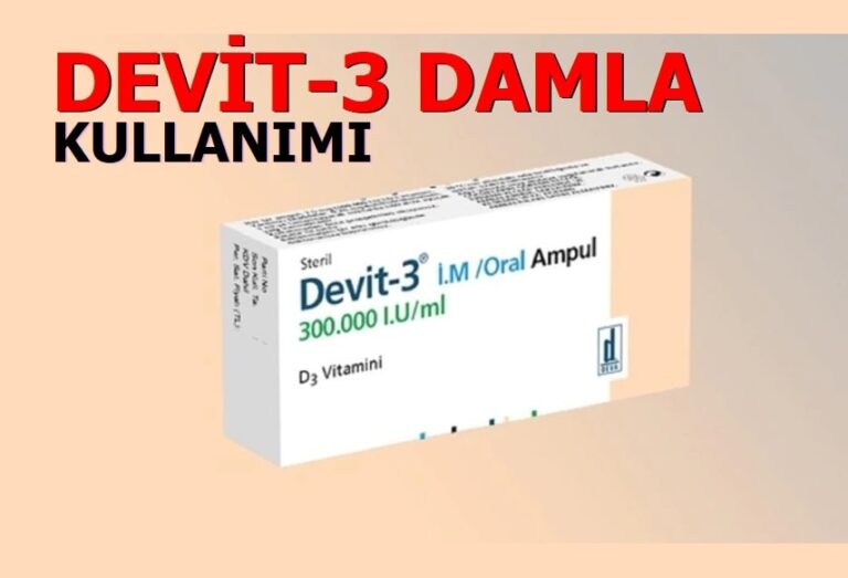 Devit 3 Damla Nasıl Kullanılır?